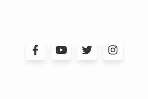 Social Media Hover Effect - COMP-SQ Studio